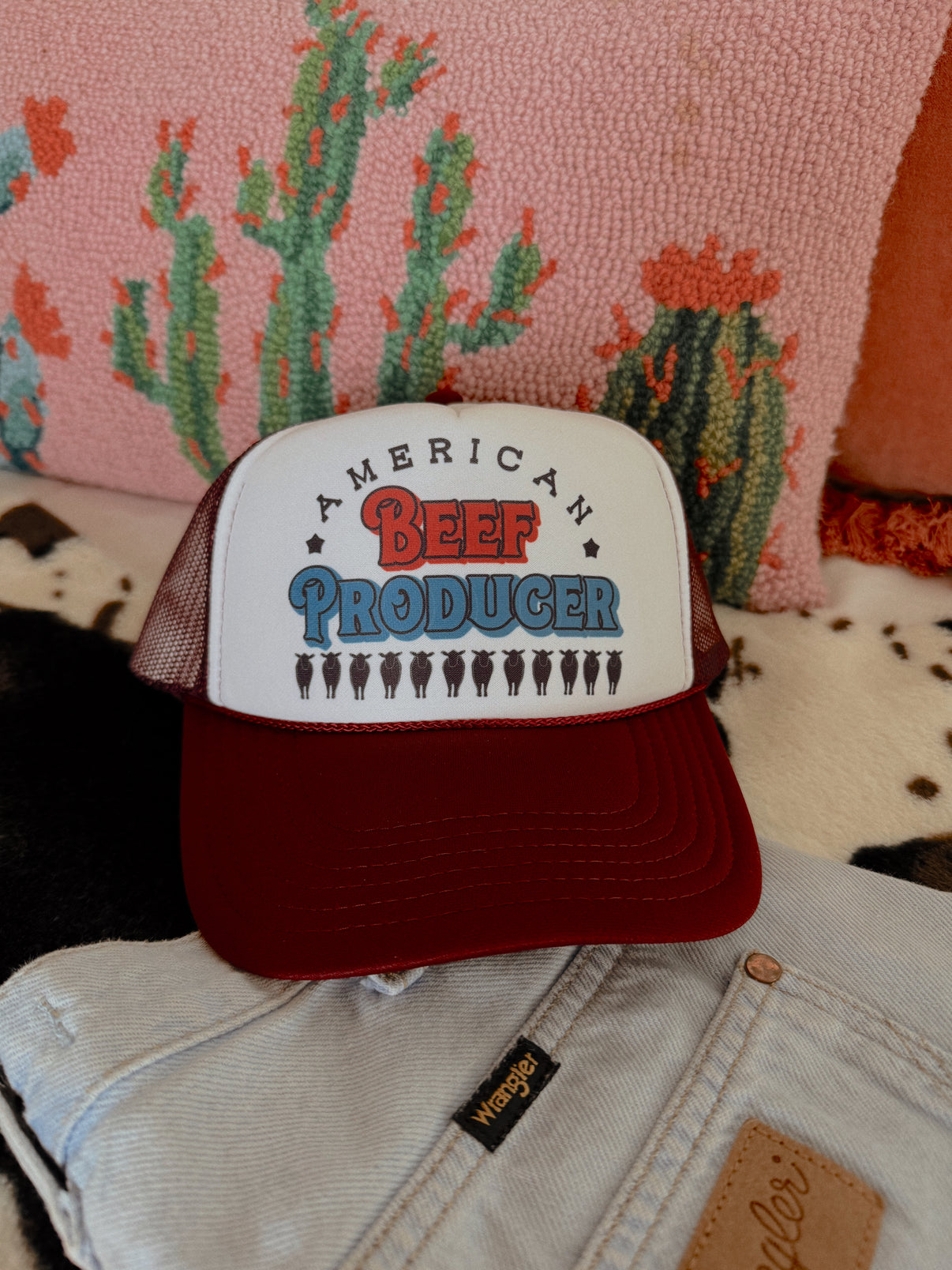 BEEF PRODUCER TRUCKER – Western Vintage Babe